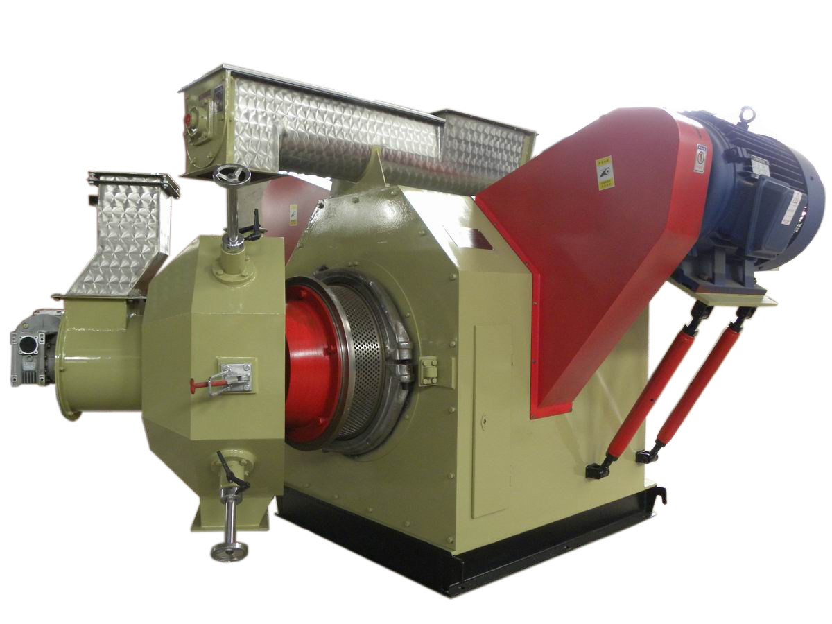 Biomass Powder Reliable Sawdust Wood Pellet Mill Mach With 1500 - 2000 Kg/h HKJ45M
